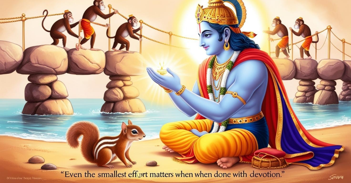 Lord Rama and the Squirrel –Tale of Humble Devotion - Divya Kripa